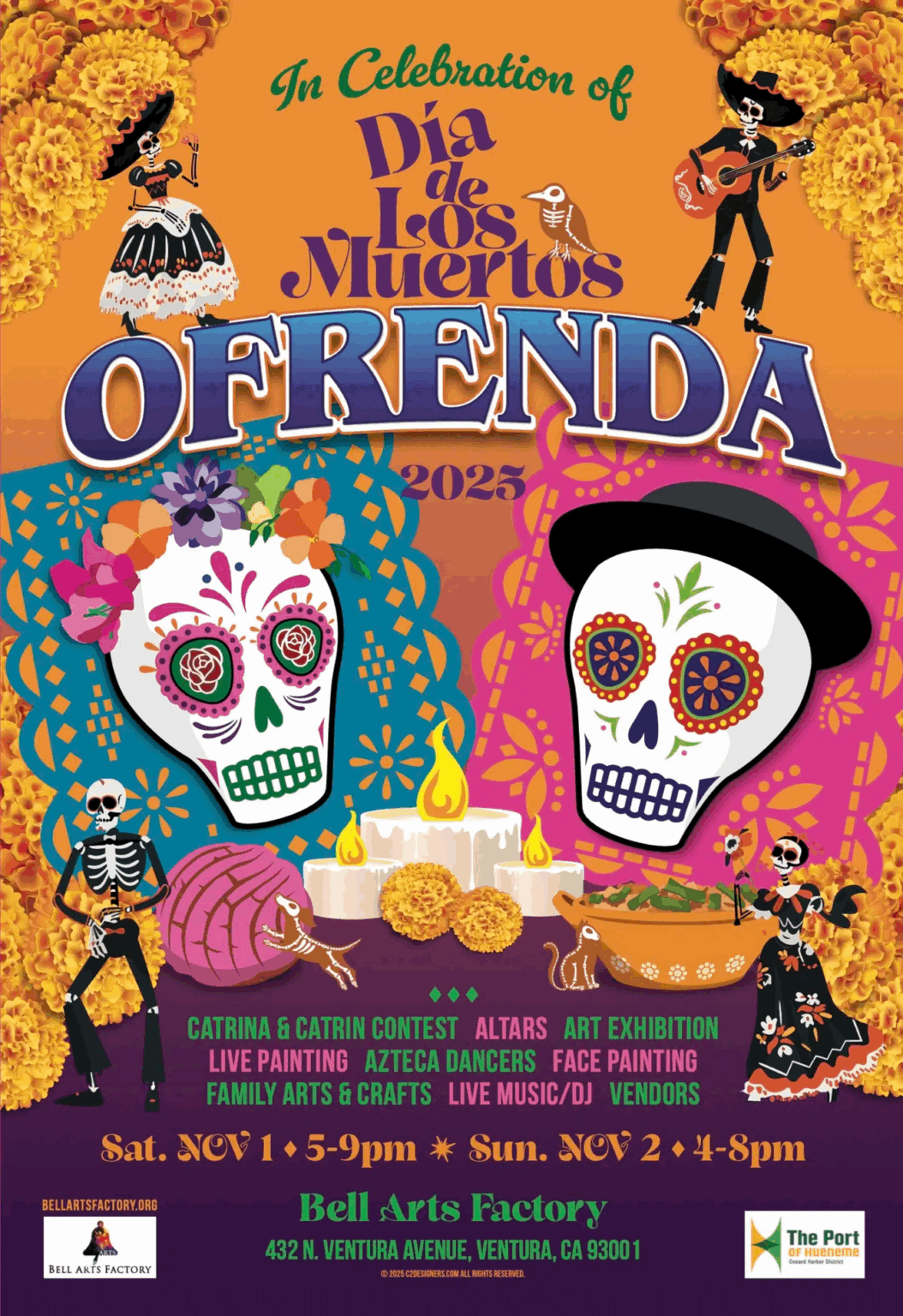 Dia de Los Muertos Offrenda at Bell Arts Factory - Ventura County Coast